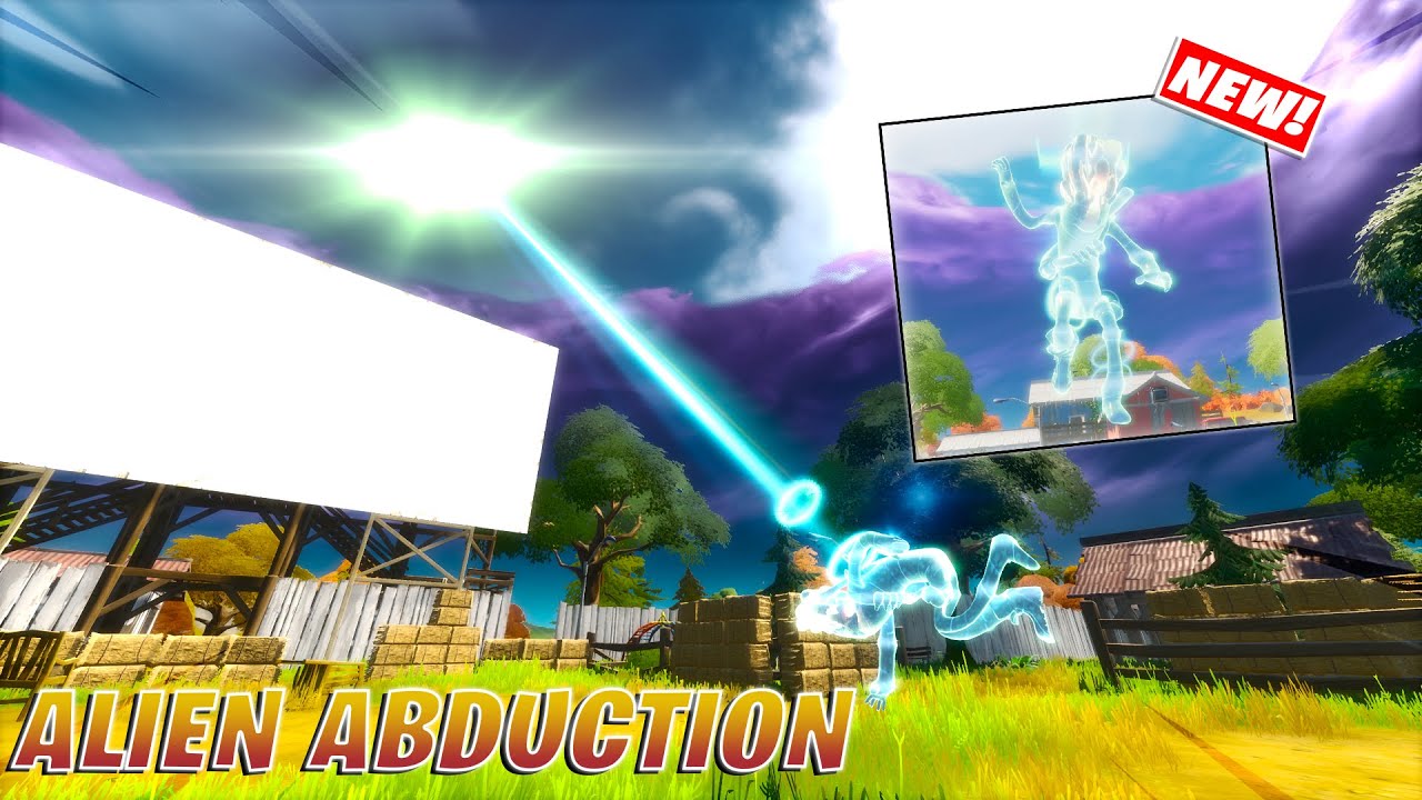 *NEW* UFO Alien Abduction Gameplay! Fortnite Battle Royale - YouTube