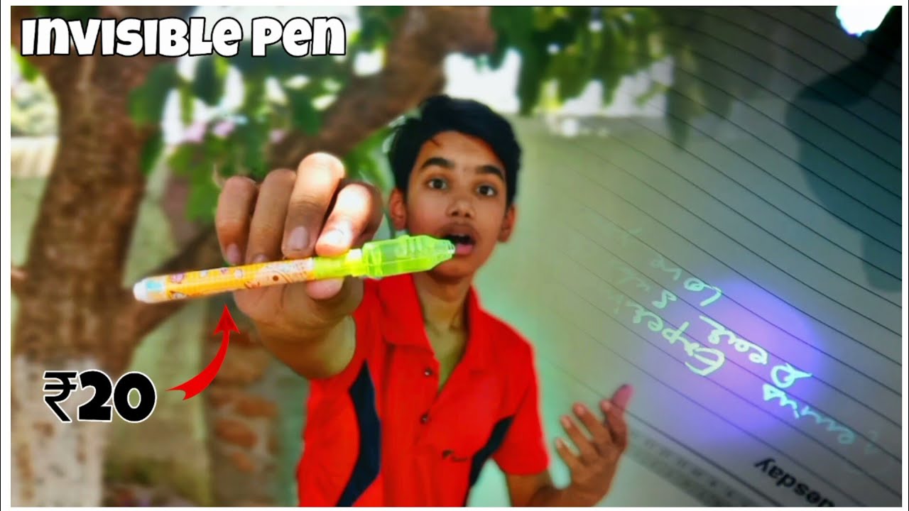BEST CHEATING INVISIBLE PEN IN ₹20 - YouTube