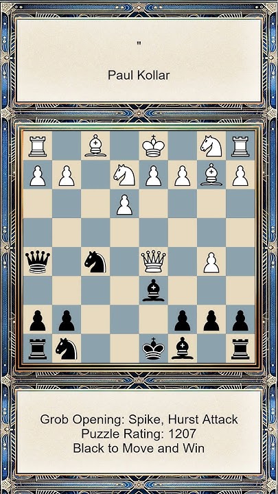 Can you beat a Woodpusher? 1207 ELO Chess Puzzle - YouTube