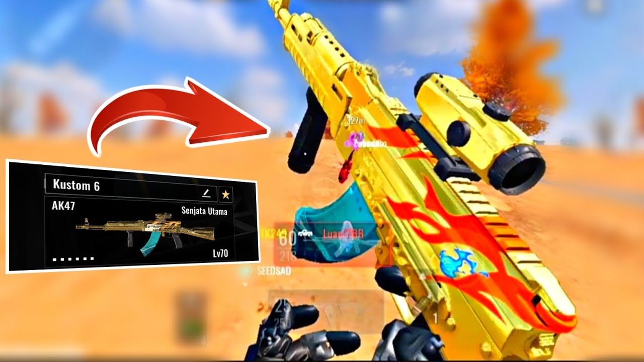 WARZONE MOBILE LITE LOADOUT AKM 47 SAKIT KALI‼️ GAMPLAY - BLOOD STRIKE ...