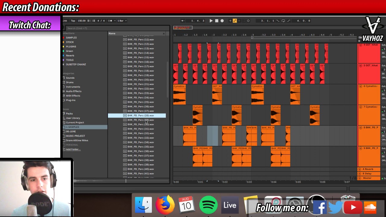 Livestream: Producing Dubstep - Real Bass, Guitar - YouTube