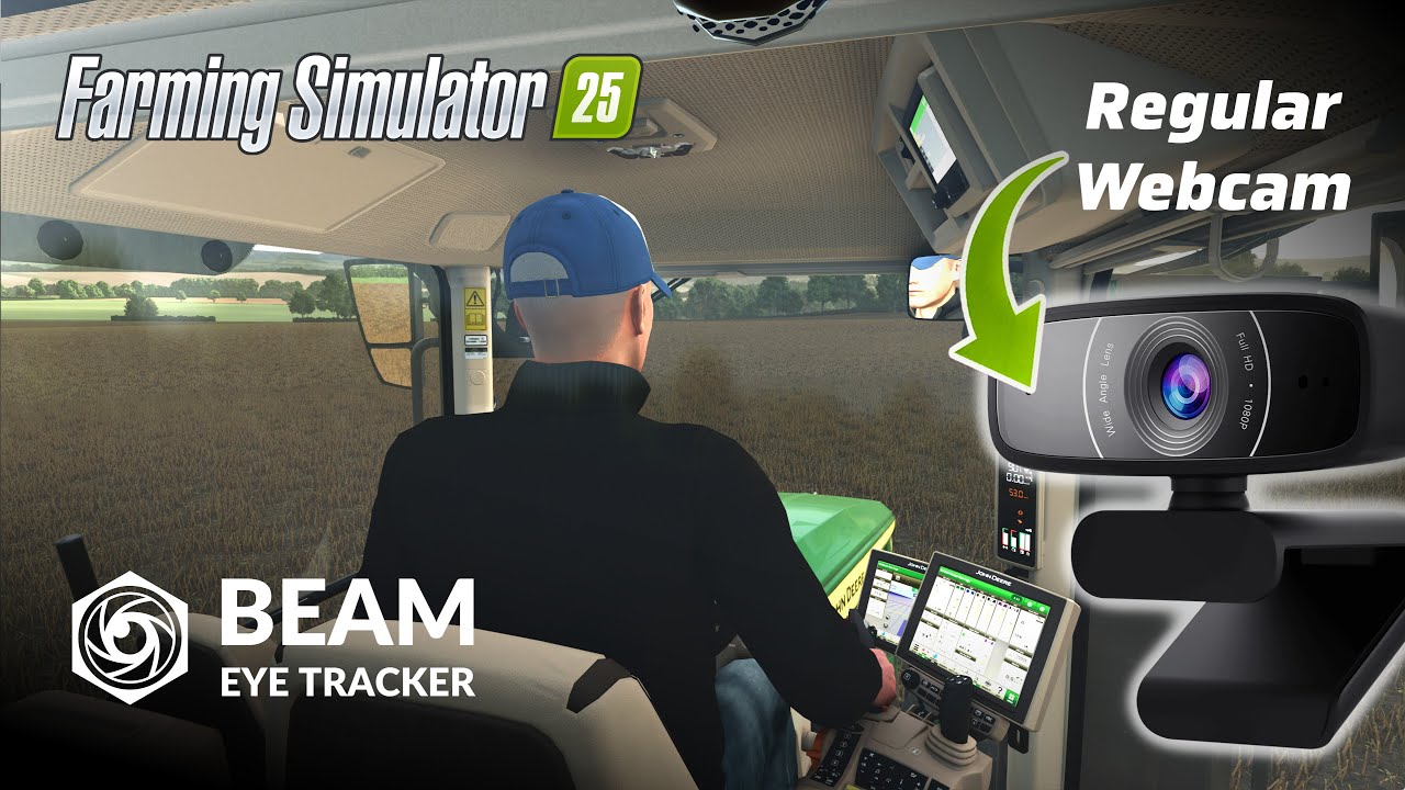 Beam Eye Tracker - Eye Tracking for $30 who needs VR! - FS25 - YouTube