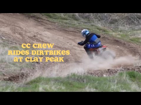 Riding Dirt Bikes At Clay Peak - YouTube
