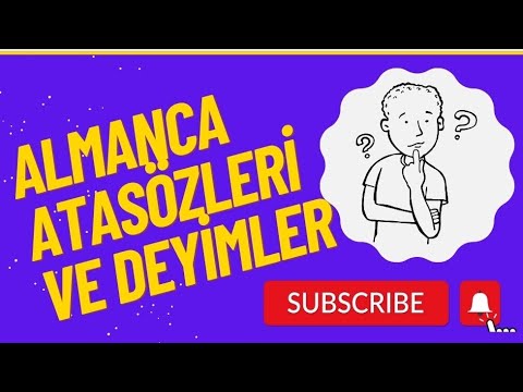 Almanca deyimler ve atasözleri #almancaöğreniyorum #almanca #deyimler #atasözleri