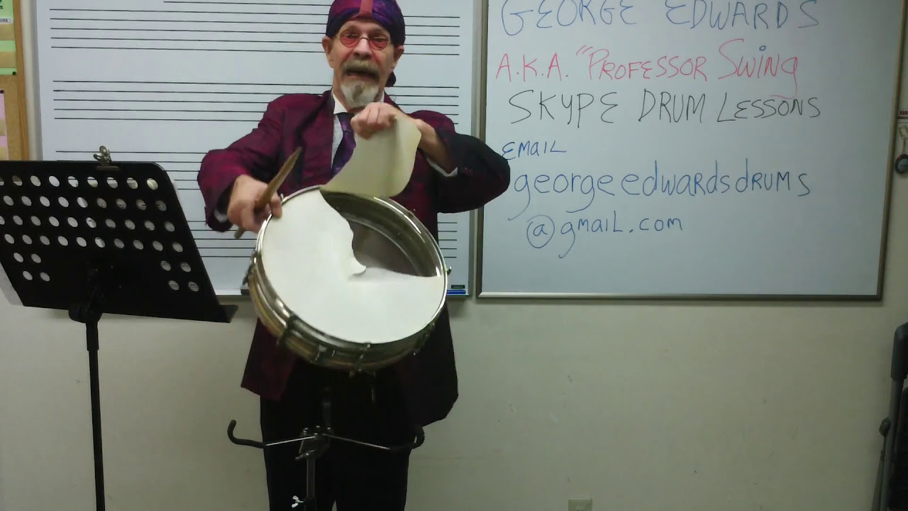 Professor Swing Plays Snare: Mitchell Peters #VII & Cironi #13.MOV AND ...