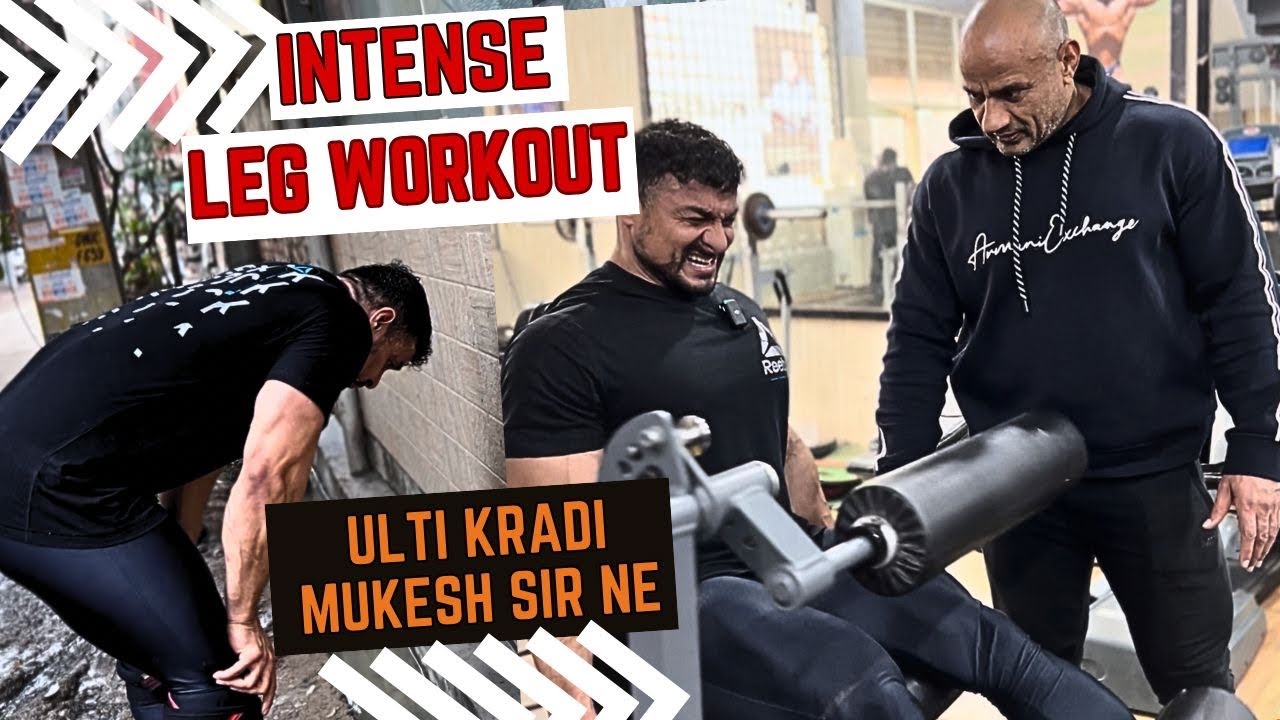 ULTI KARWA DI SIR NE// INTENSE LEG WORKOUT// BACH GAYA AAJ 😳 - YouTube