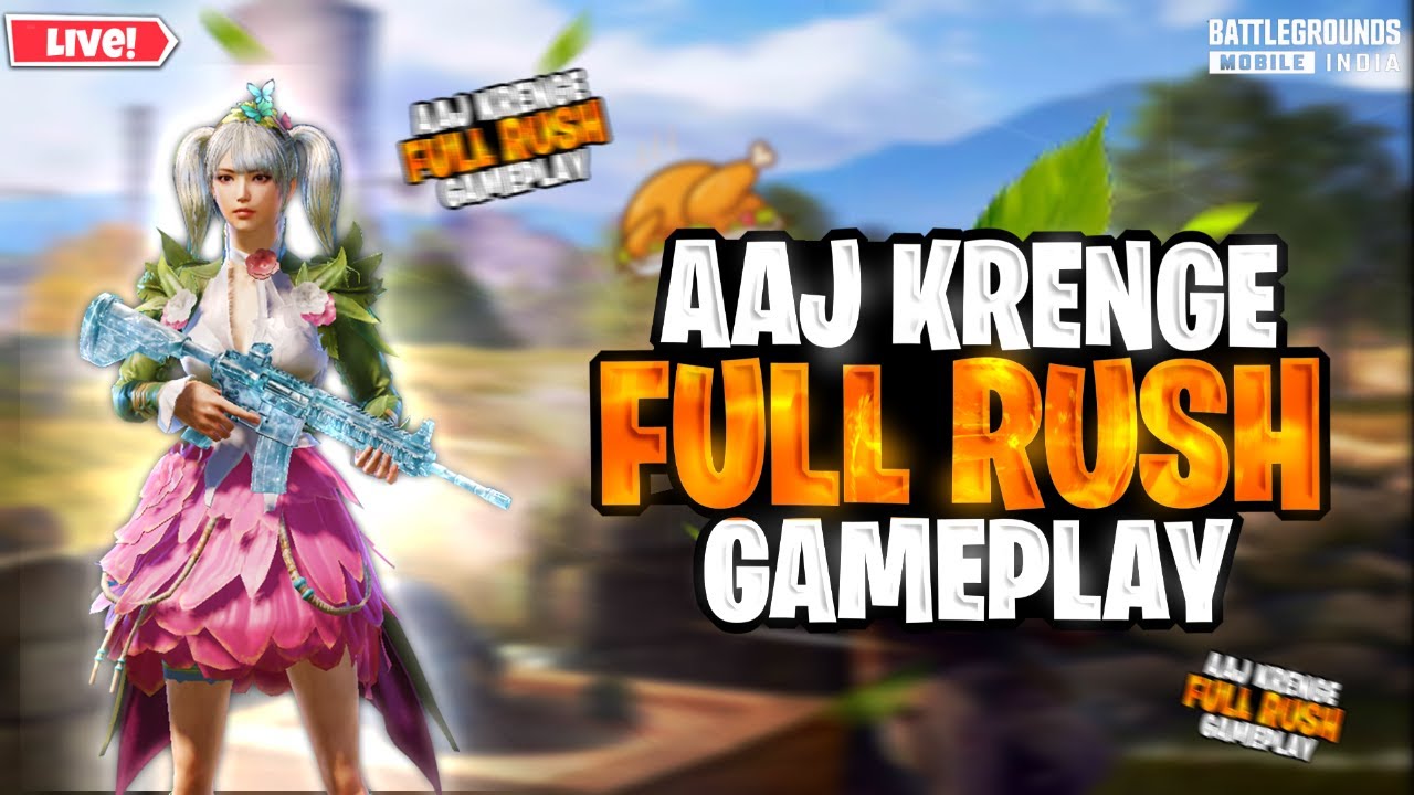 RUSH PUSH WITH SHUBAM GAMING | BGMI LIVE #bgmilive - YouTube