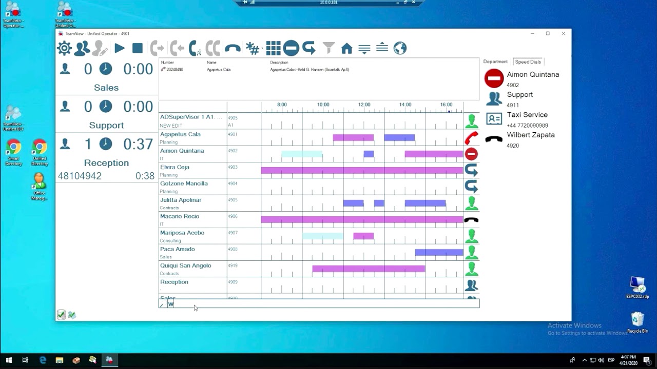 Unified Operator - Attendant Console for Avaya - Demo - YouTube