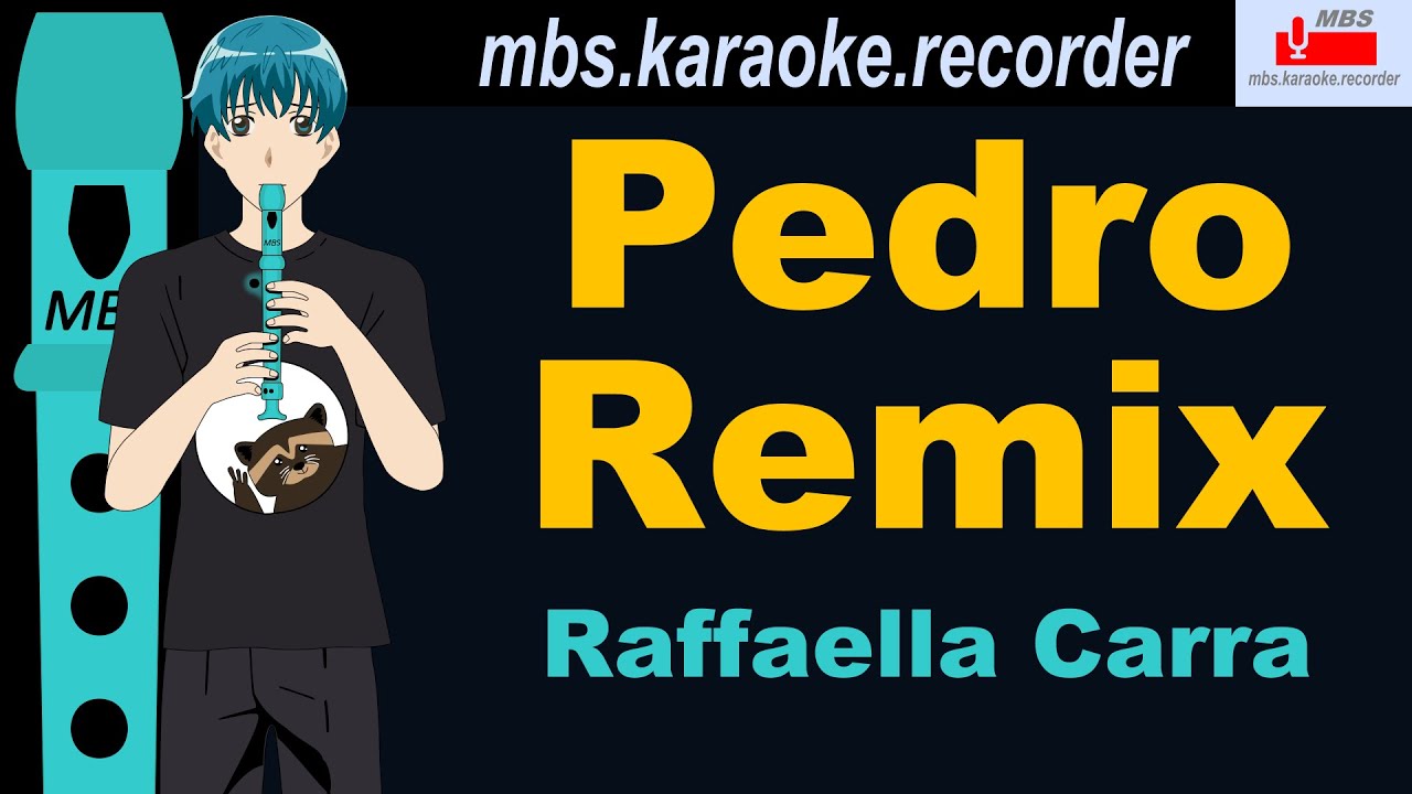 Pedro Remix - Raffaella Carra x Jaxomy x Agatino Romero Flute Recorder ...