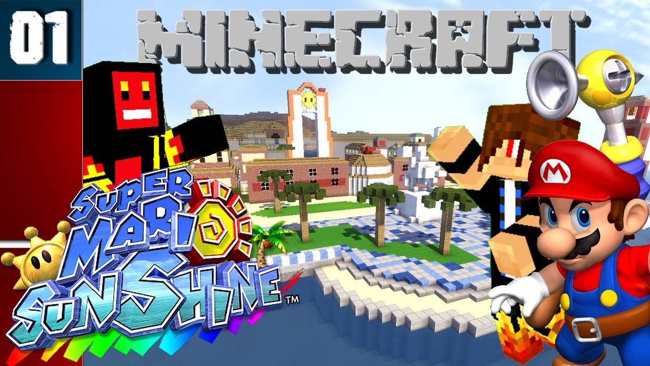 Minecraft | Super Mario Sunshine (01) Place Delphino - YouTube