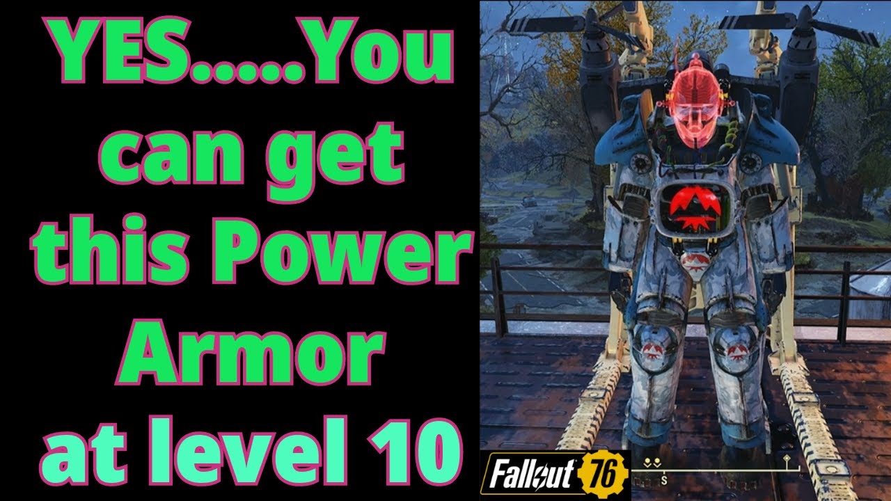 Raider Power Armour All mods explained Fallout 76 #fallout76 - YouTube