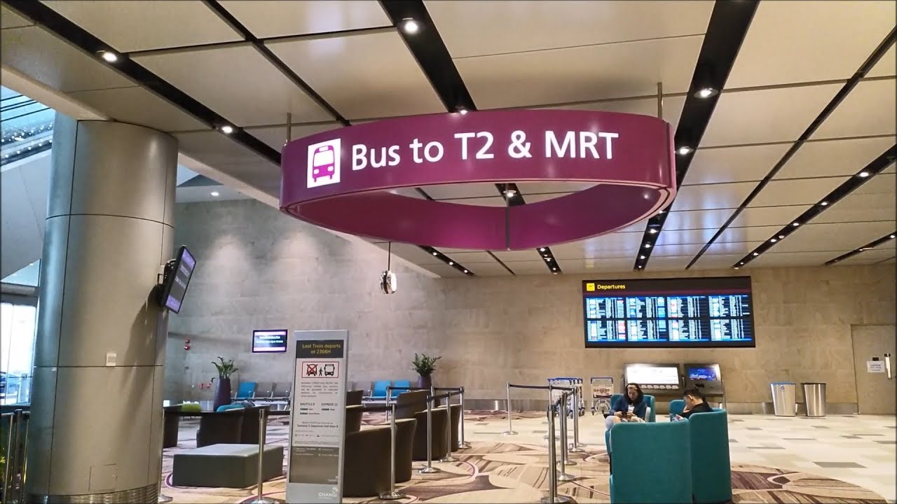 How to take the MRT from Changi Airport Terminal 4 - 怎樣從樟宜機場第4號客運大樓乘搭地鐵 ...
