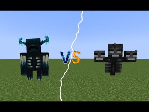 Real Vanilla Warden Vs Wither - How Many Wither to Kill Warden(in the ...