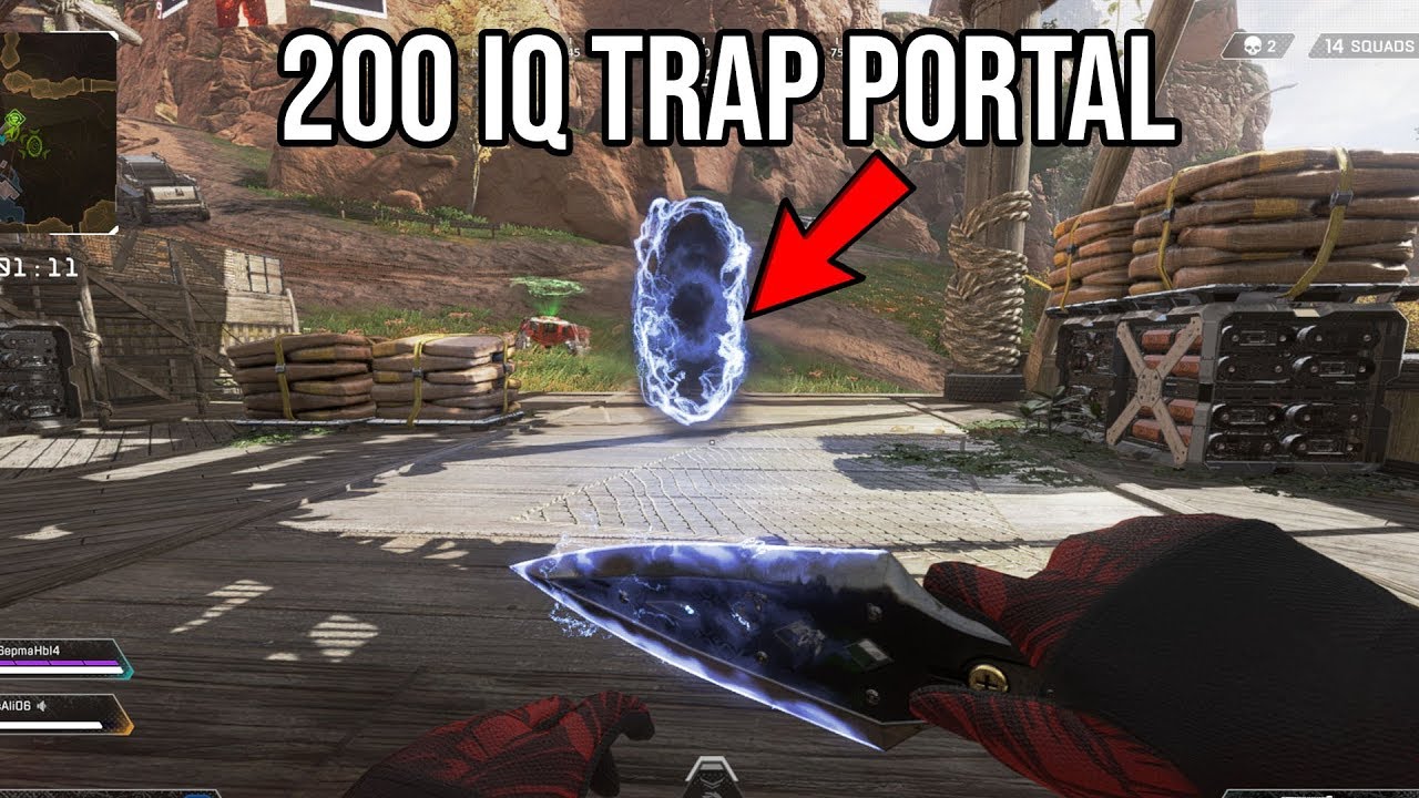 200 IQ WRAITH DIMENSIONAL PORTAL | APEX LEGENDS Funny Fails and WTF ...