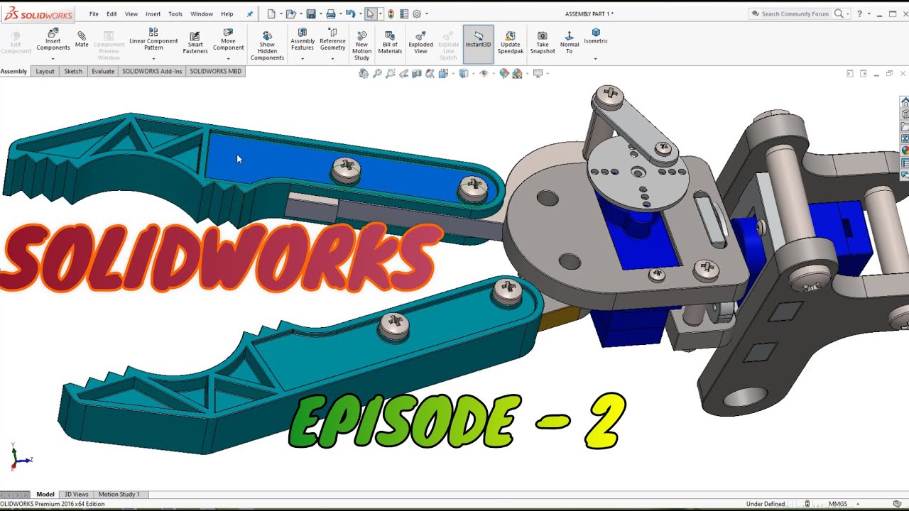 SOLIDWORKS TUTORIAL || EPISODE -2 || LINE TOOLS & SMART DIMENSION ...