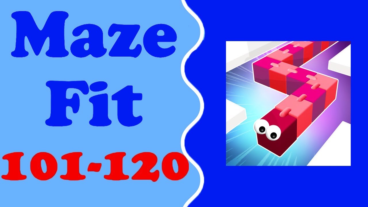 Maze Fit level 101-120 - YouTube