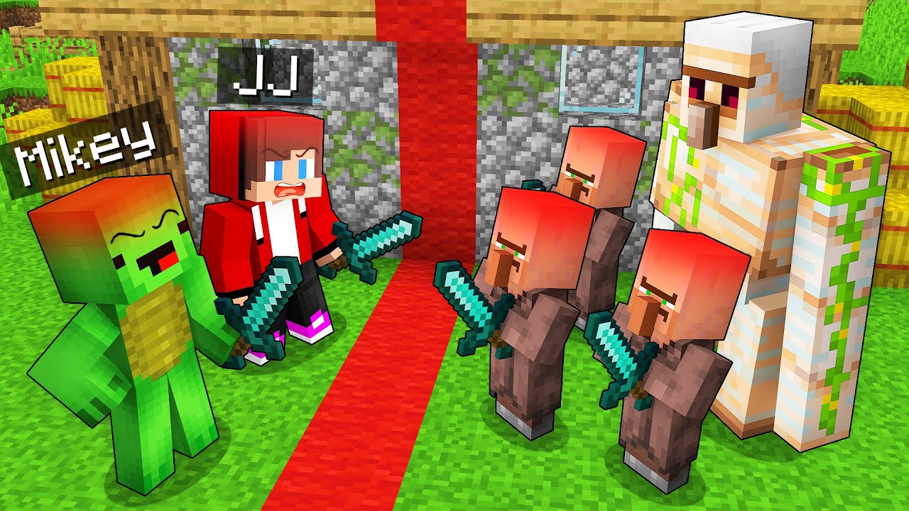 Why Did Villagers Split The Village Against Mikey and JJ in Minecraft? (Maizen) - YouTube