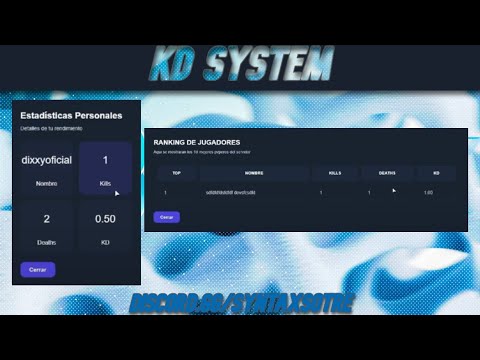 [ESX] Syntax KD System - FiveM Script - YouTube