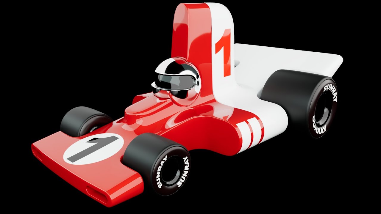 LOWPOLY toy car 02 | 3D Modeling In Autodesk Maya | - YouTube
