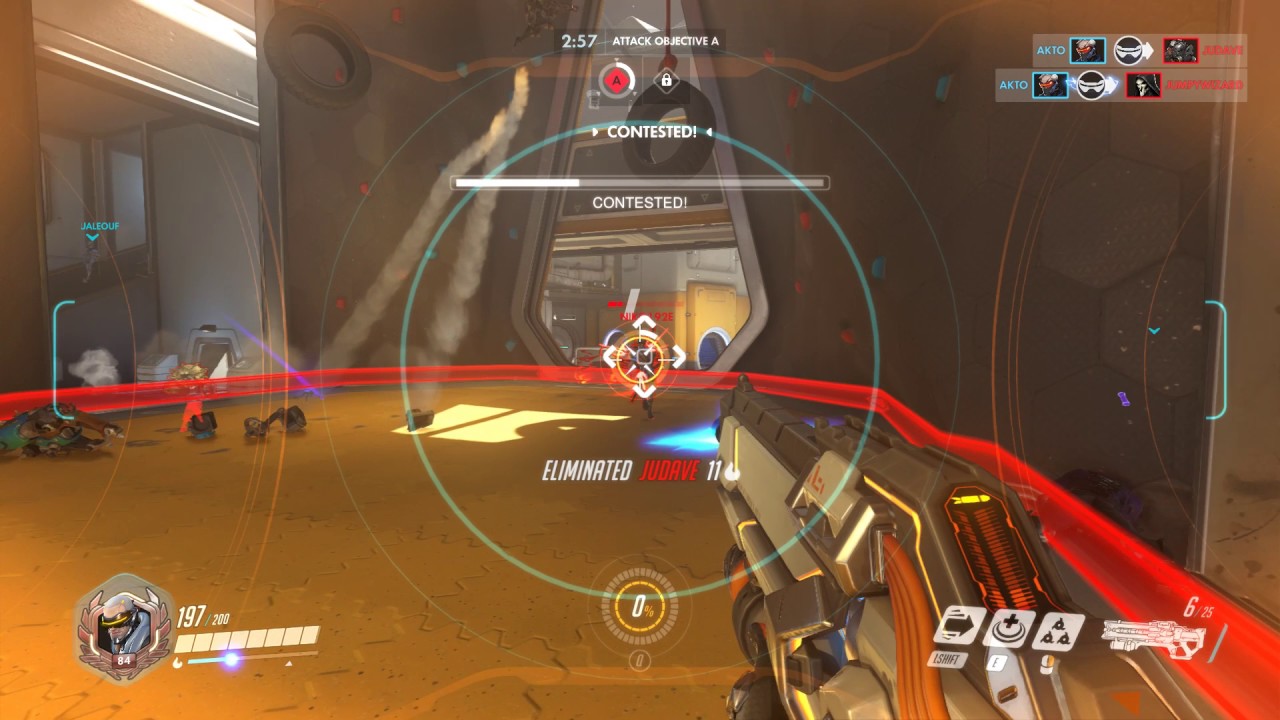 Overwatch (PC) Horizon Lunar Colony map gameplay - YouTube