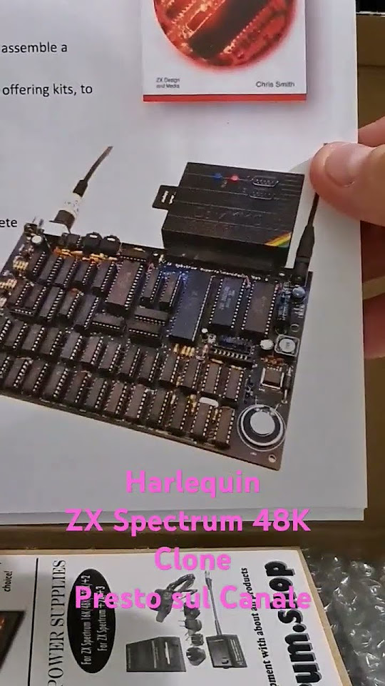 Harlequin ZX Spectrum 48K Clone - YouTube