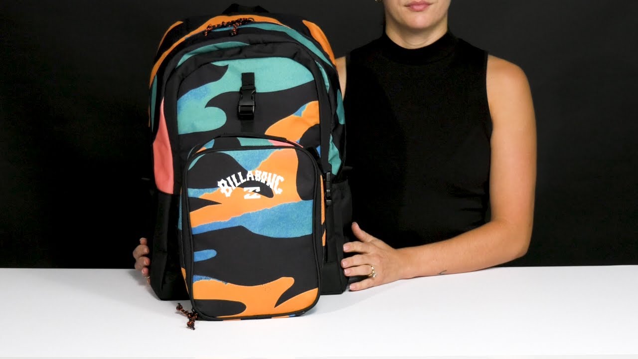 Billabong Command Duo Backpack + Lunchbox SKU: 9851335 - YouTube