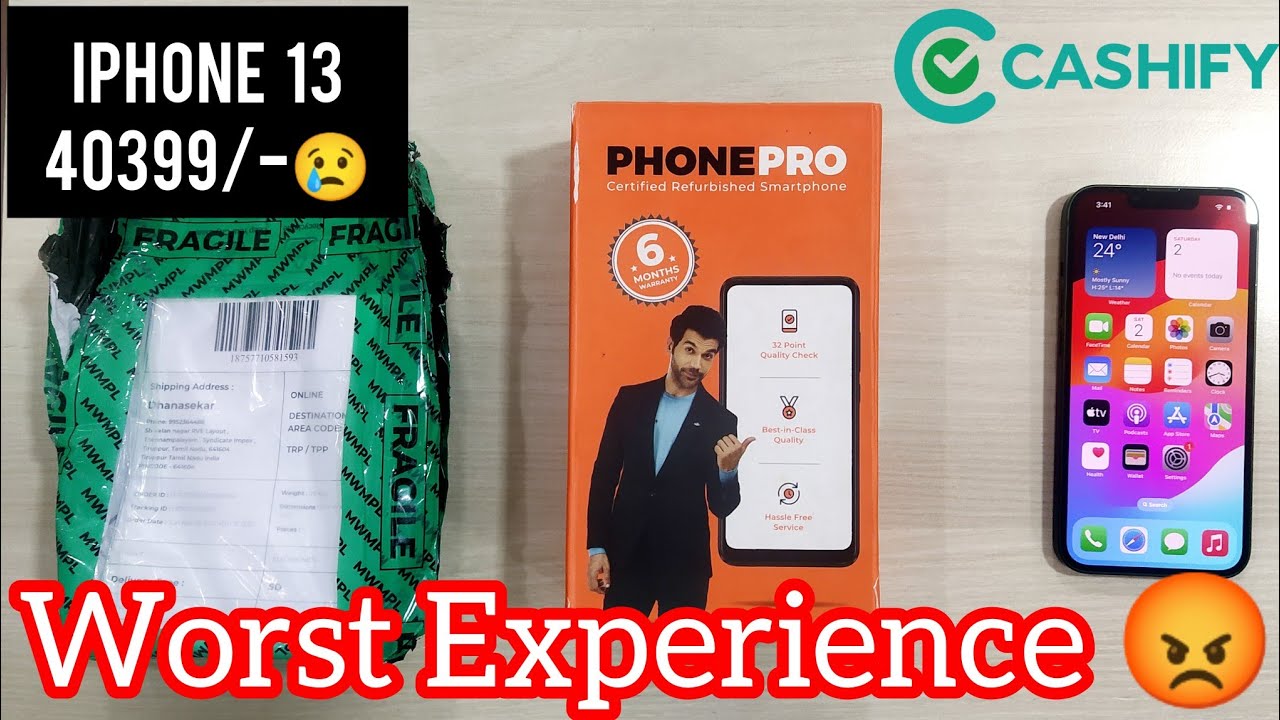 Cashify Refurbished iPhone 13 Unboxing | 😡 Worst Experience | Scam | DG ...