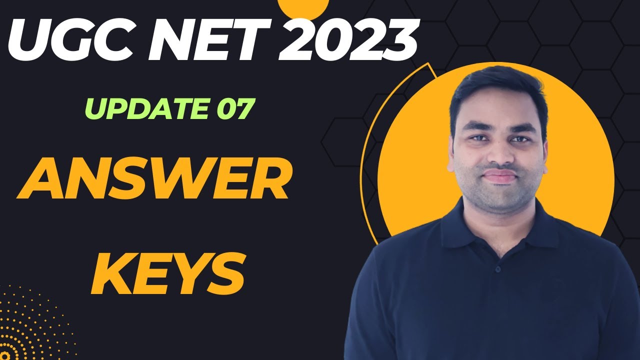 UPDATE 07 : - UGC NET DEC 2023 PROVISIONAL ANSWER KEY || UGC NET 2024 ...