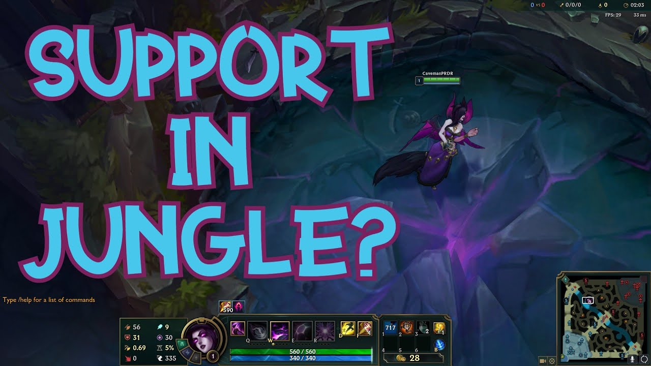 SUPPORT IN THE JUNGLE! [Season 10 Morgana Jungle Gameplay] - YouTube