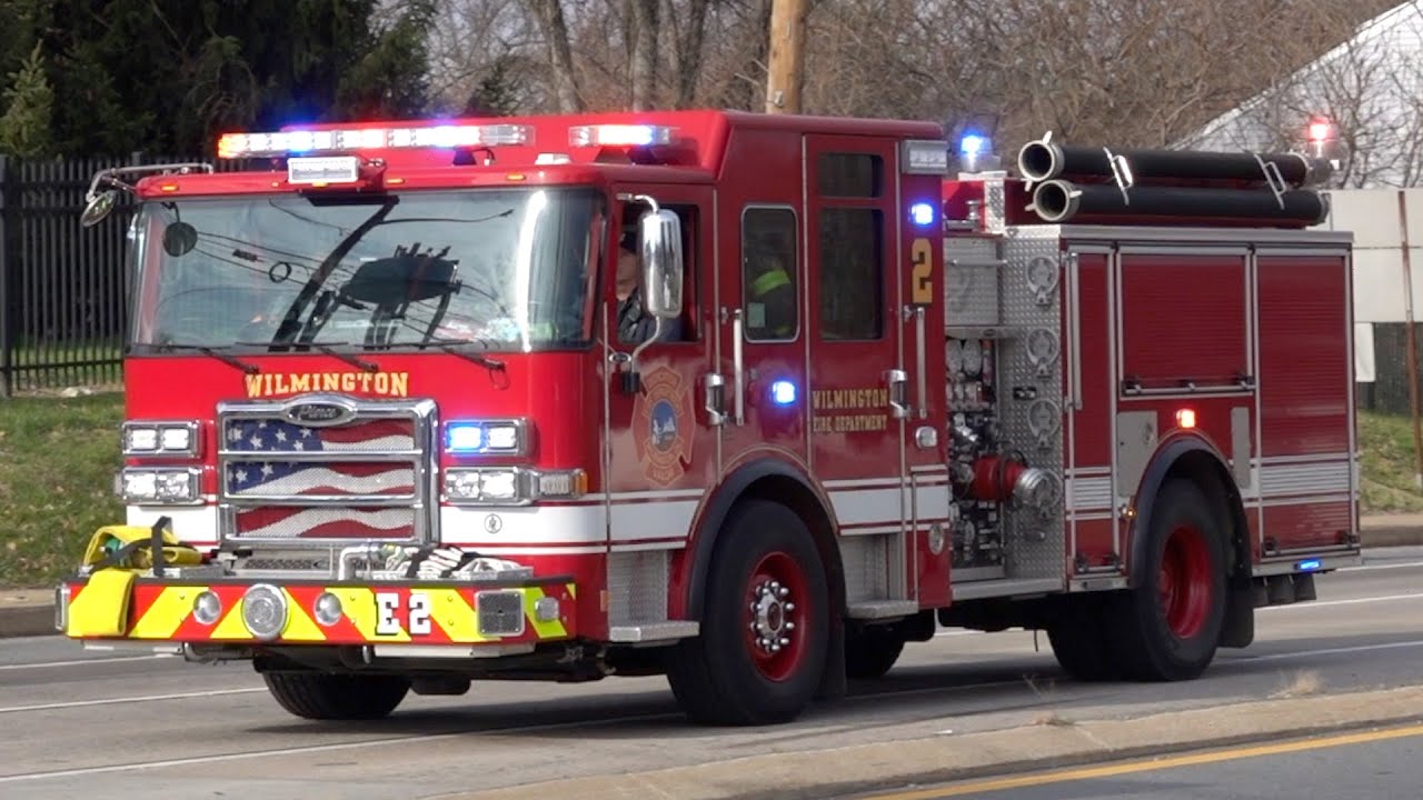 Wilmington Fire Department Engine 2 Responding *Shave and a Haircut ...