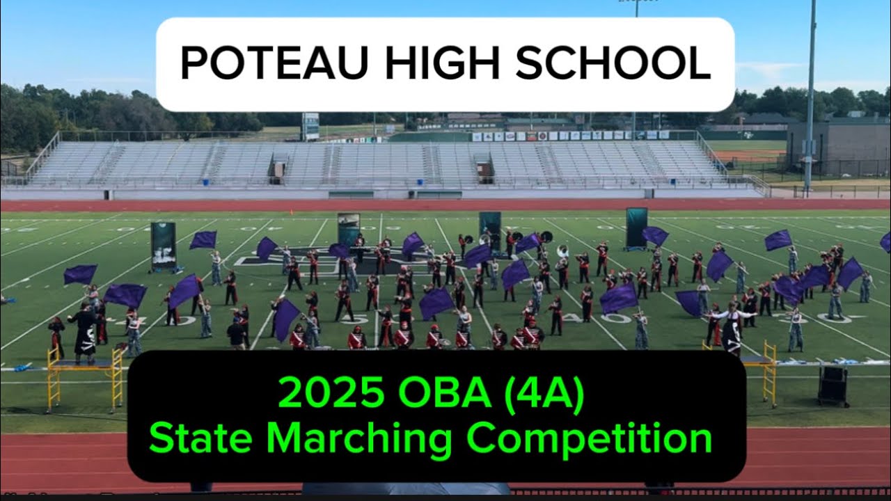 Poteau High School ~ 2025 OBA (4A) State Marching Competition - YouTube