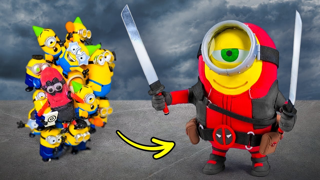Watch Us Build A Deadpool Minion & Wolverine 🦸‍♂️ 💛 How Cute Are They ...