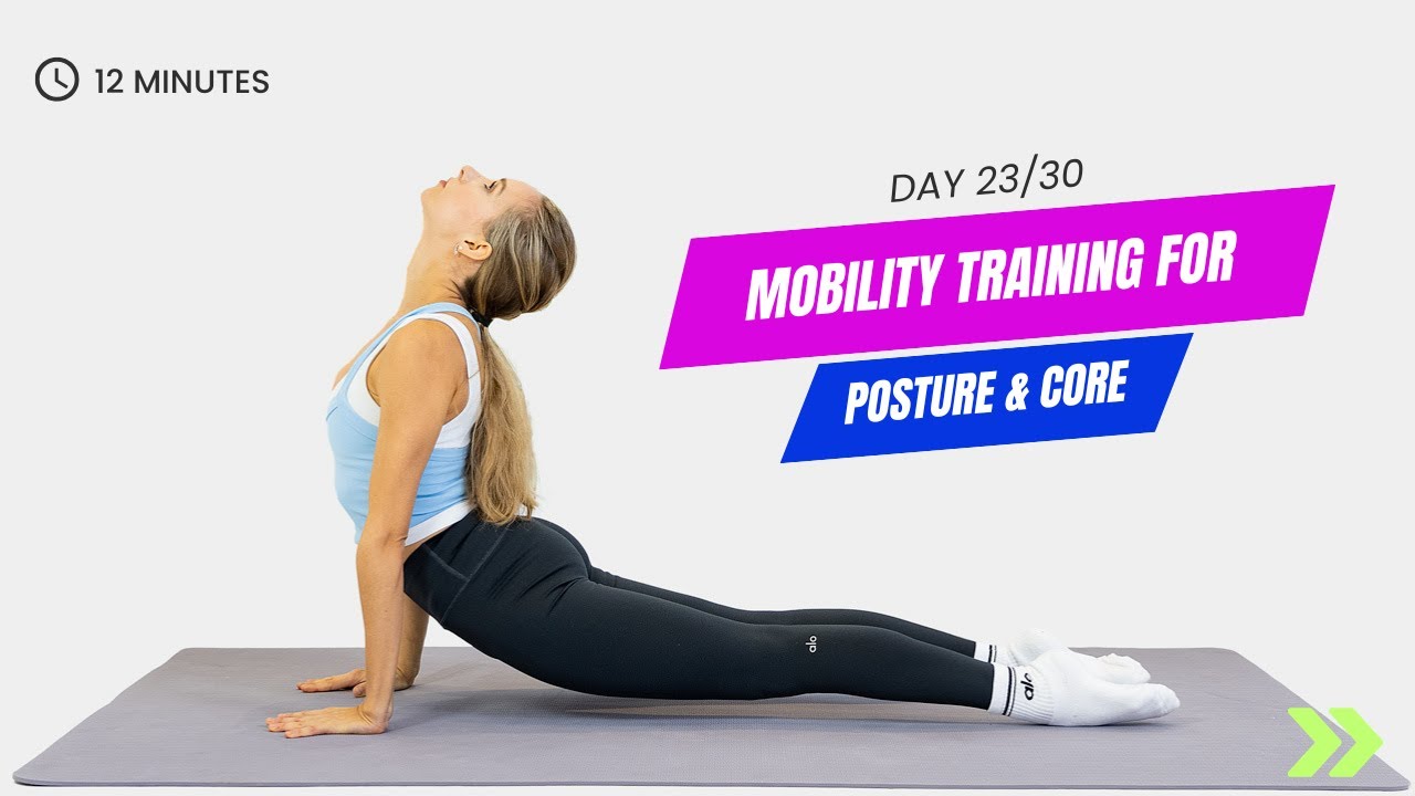 FIX Your Slouch! Spine Mobility Training for Better Posture (Day23/30 ...
