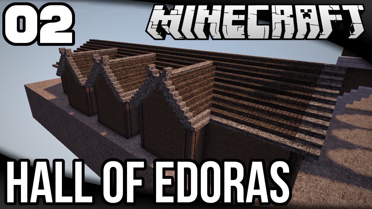 Let's Build the Hall of Edoras - Ep. 2: Lower Side - YouTube