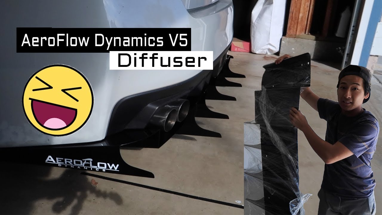 Aeroflow Dynamics Subaru WRX Diffuser V5 Install (NEWEST Product) - YouTube