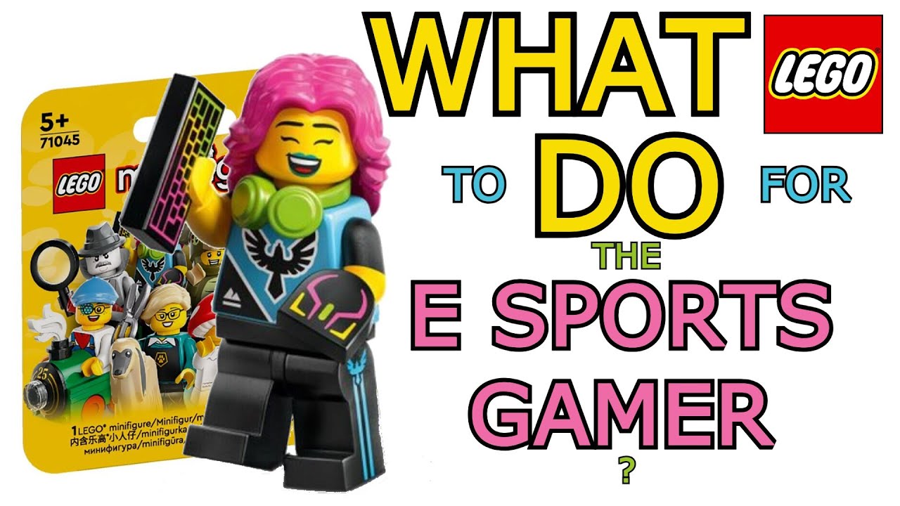 Lego MOC / Lego Minifigures Series 25 / E Sports Gamer - YouTube