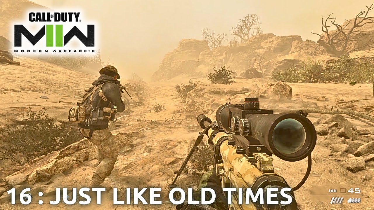 Mission 16 : Just Like Old Times || Modern Warfare 2 Campaign ...