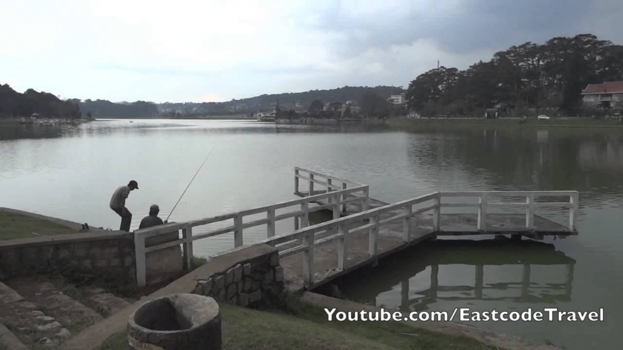 fishing at Da Lat lake Lam Dong Vietnam - YouTube