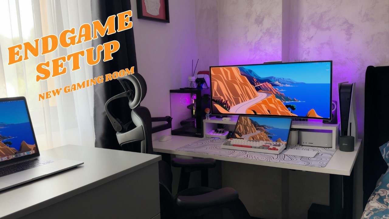 Building My Endgame Gaming Setup 🎮 Bedroom Gaming Room - YouTube