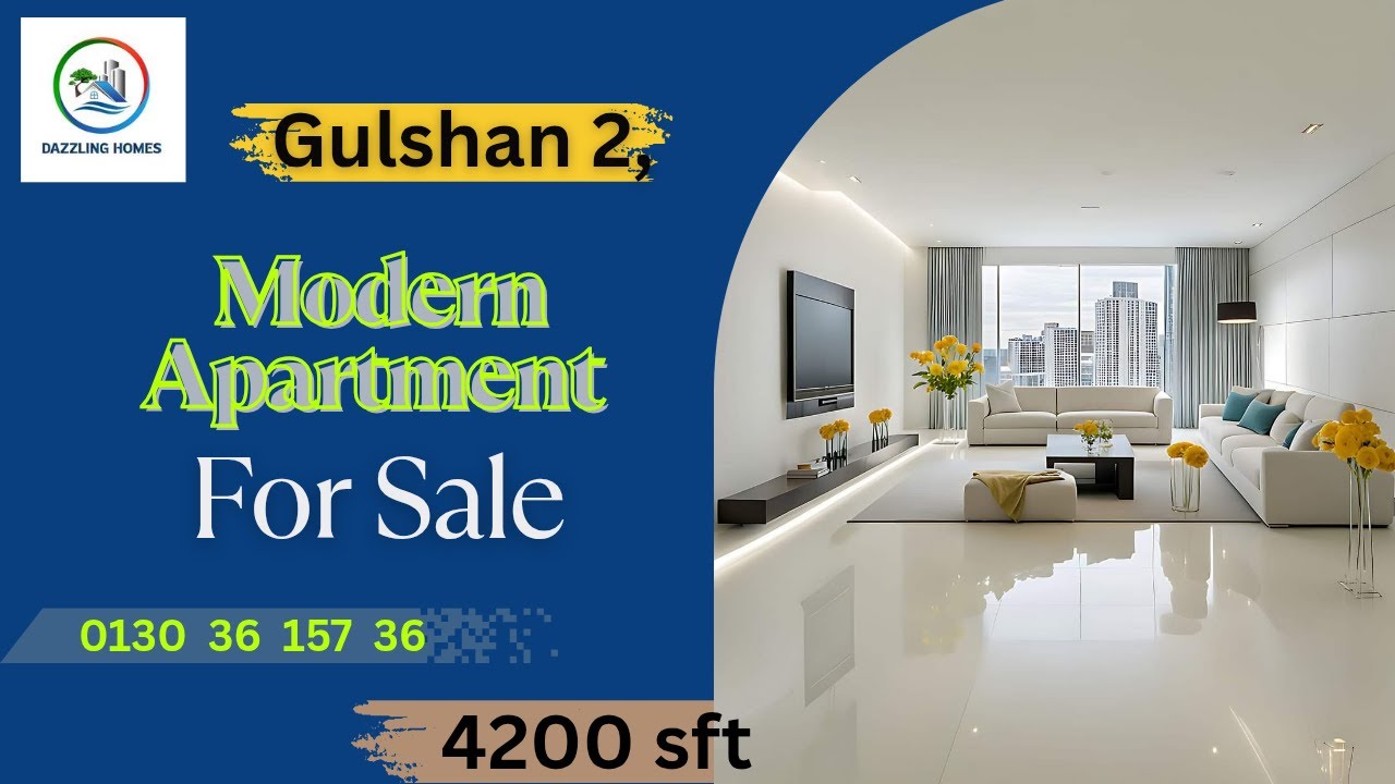 Luxury Apartment for Sale | Gulshan 02,3500 sft+(Common space including ...