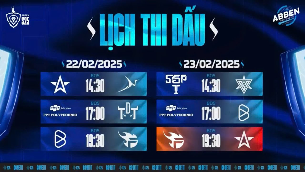 🔴 TRỰC TIẾP: ONE STAR ESPORTS vs BLACK SARUS SPORTS - GĐ1 | ABBEN ...