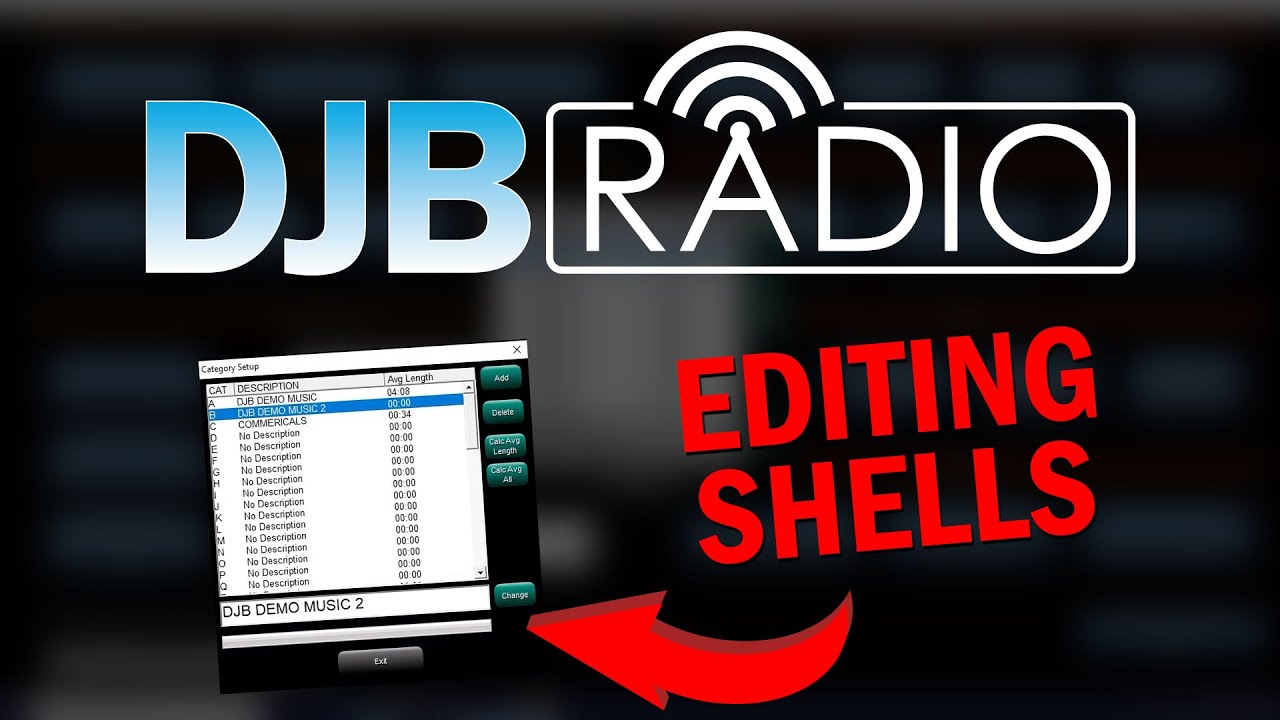 DJB Radio Demo - Editing Shells - YouTube