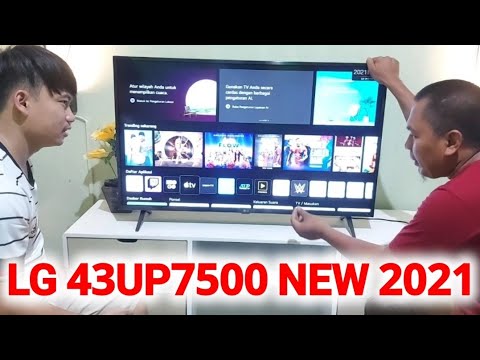 UnBoxing LG UHD Smart TV UP7500 Web OS 6.0 - YouTube