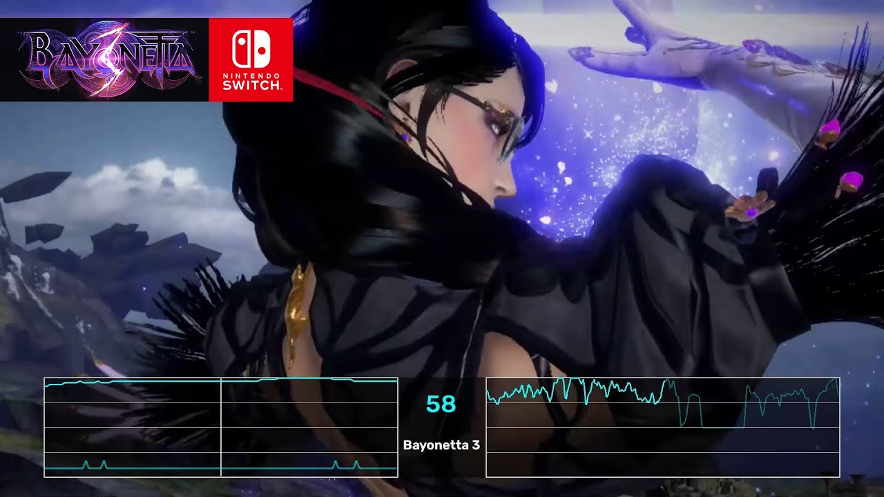 Bayonetta 3 Switch Docked mode - Frame Rate Test - YouTube