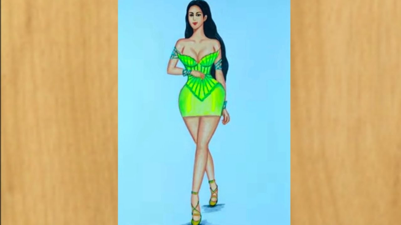 How To Draw A Girl Girl Drawing Step By Step Youtube