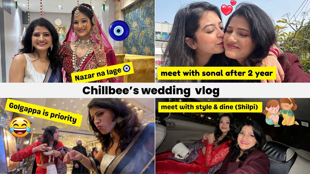 Chilbee's Wedding vlog @Chillbee | meet with my best friend @SonalBhatnagar & @StyleDine - YouTube