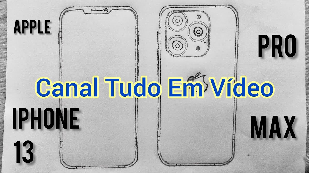 COMO DESENHAR IPHONE 13 PRO MAX. HOW TO DRAW IPHONE 13 PRO MAX. - YouTube
