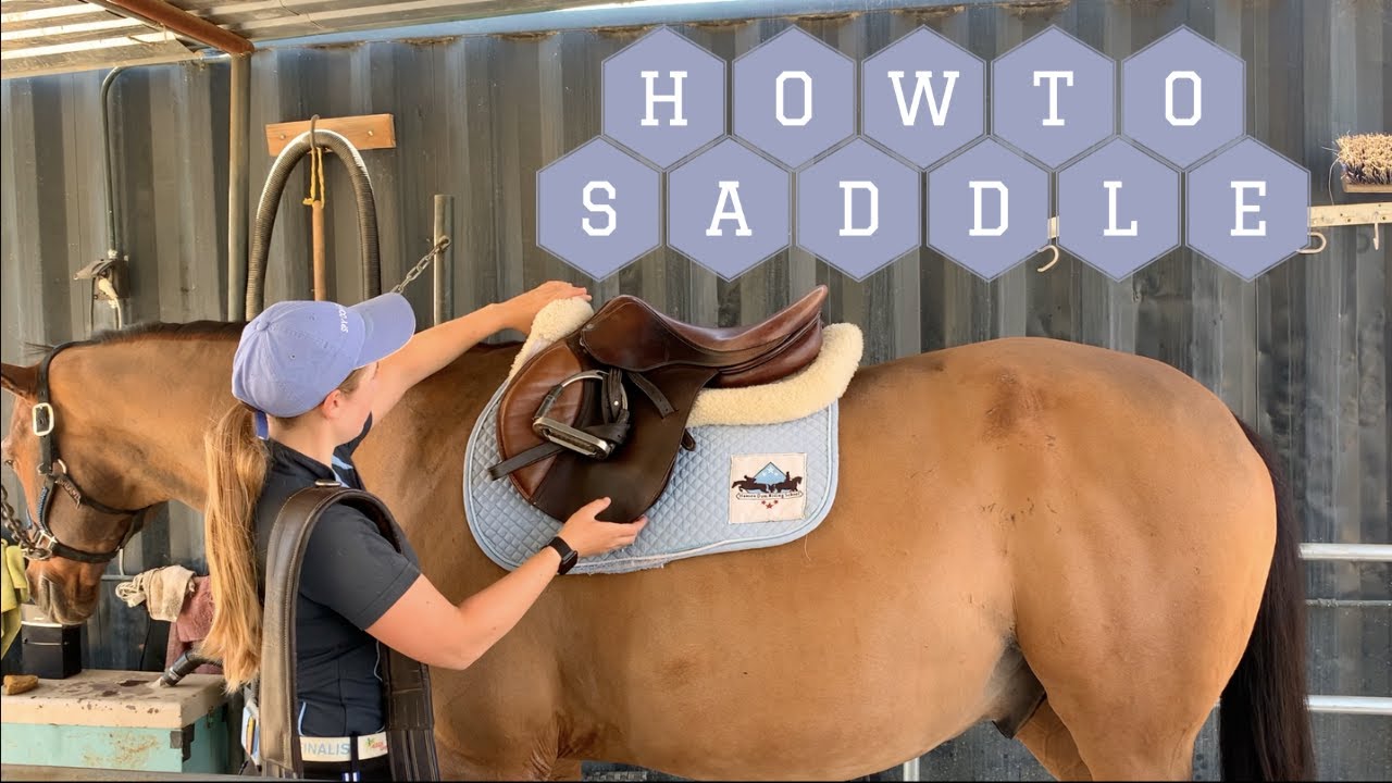 How to Saddle - YouTube