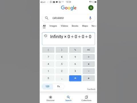 Dividing infinity by zero - YouTube