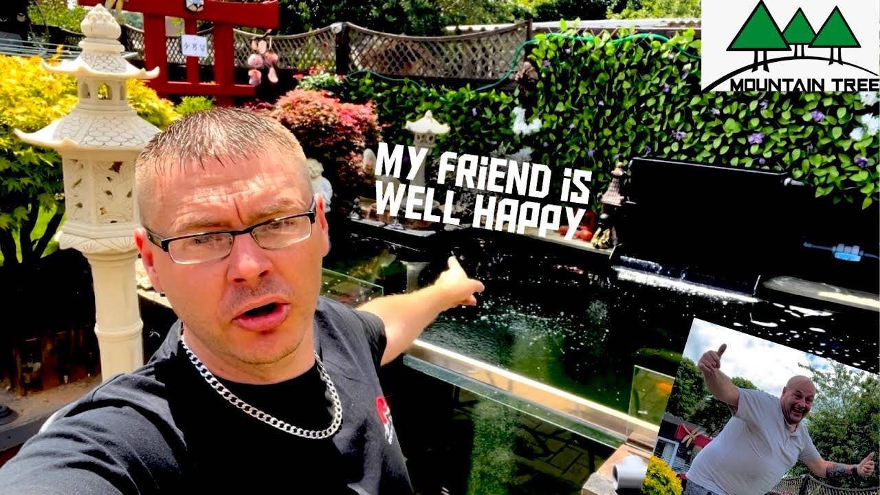 I SURPRISE MY FRIEND WITH A **NEW** BAKKI SHOWER filter FOR HIS KOI ...